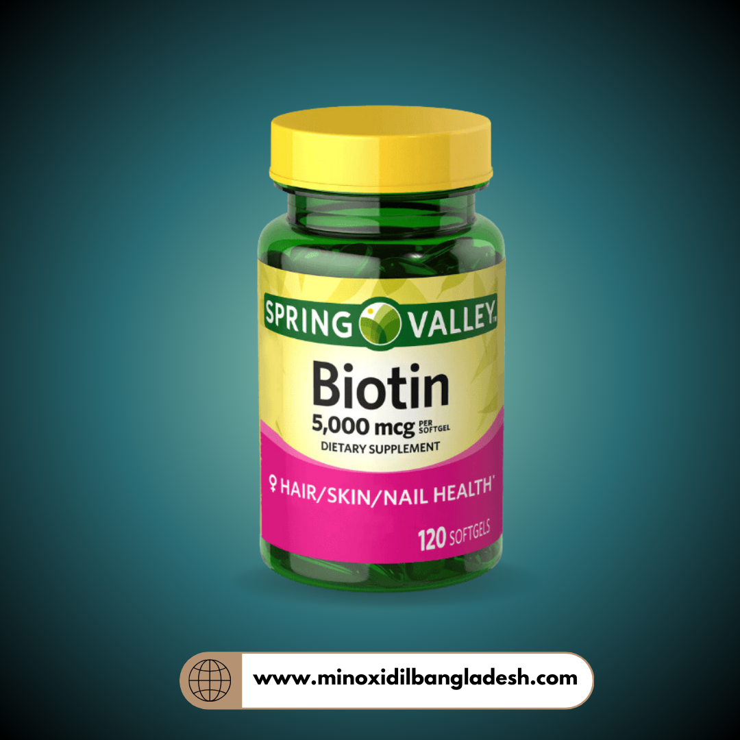 Spring Valley Biotin 5,000 Mcg 120 Softgels – minoxidilbangladesh